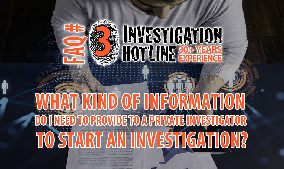 FAQ#3 What kind of information do I need to provide to a Private ...
